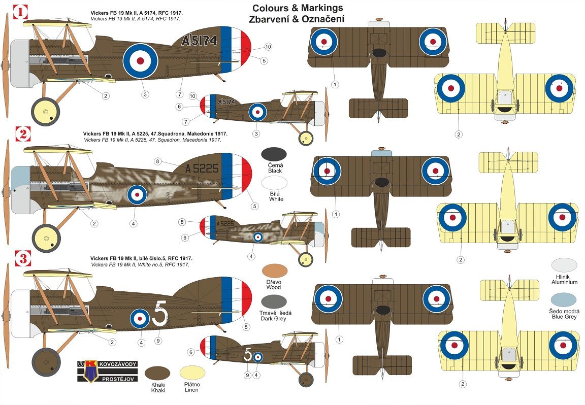 1:72 Vickers FB-19 Mk.II „Bullet“ RFC“ | MN modelář