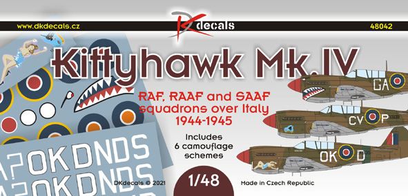 1:48 Curtiss Kittyhawk Mk.IV - RAF, RAAF and SAAF squadrons over Italy ...