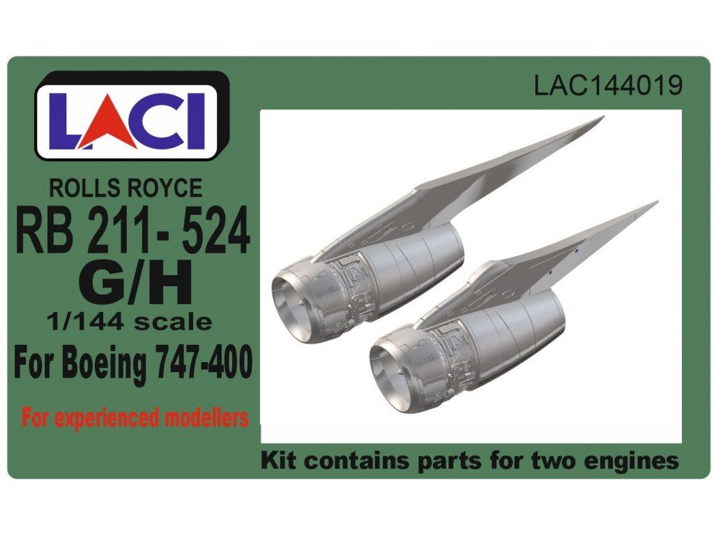 1:144 Rolls Royce RB211-524 G/H for Boeing 747-400 | MN modelář