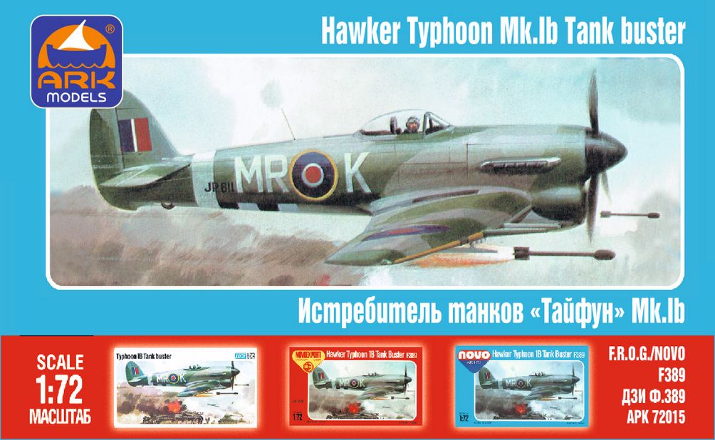 1:72 Hawker Typhoon Mk.IB British tank buster | MN modelář