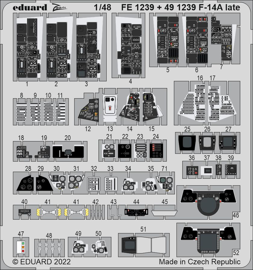 1:48 Grumman F-14A Tomcat late interior | MN modelář