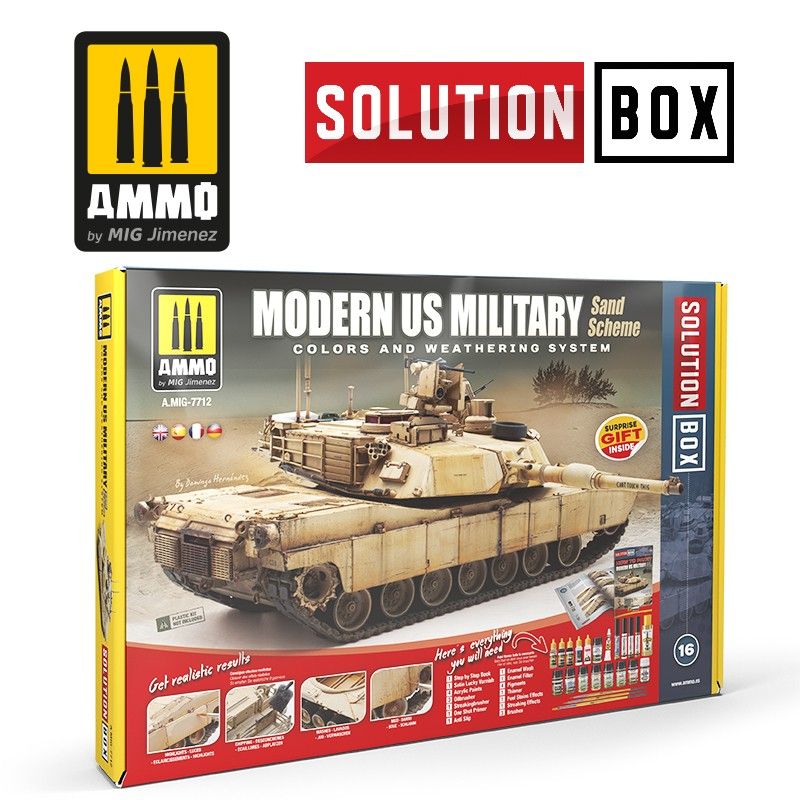 SOLUTION BOX - Modern US Military Sand Scheme | MN modelář