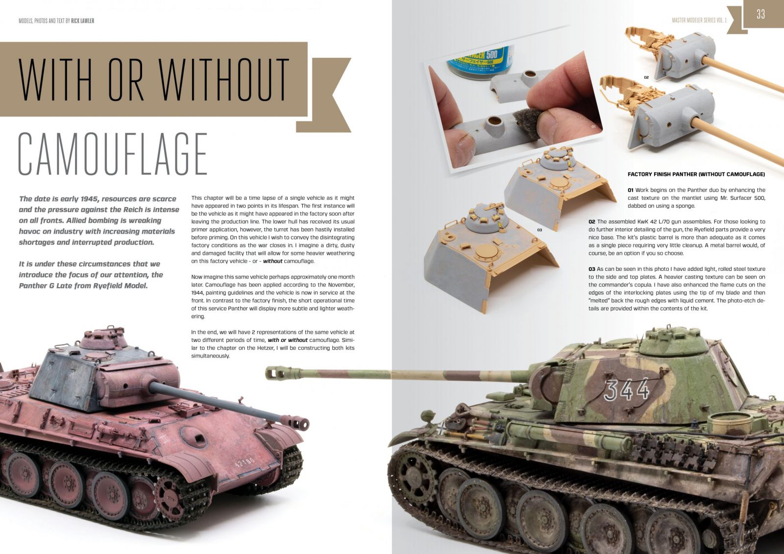 MASTER MODELER SERIES VOL.1 WITH OR WITHOUT / RICK LAWLER | MN modelář