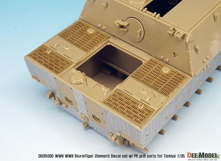 1:35 WWII SturmTiger Zimmerit Decal set 1 (1:35 Tamiya) | MN modelář