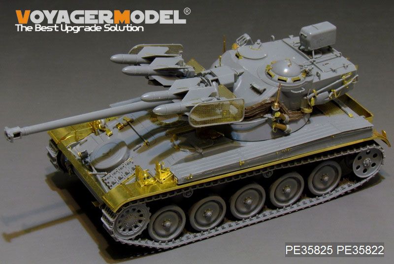 1:35 AMX-13/75 w/SS-11 ATGM light tank basic (smoke discharger, Atenna ...