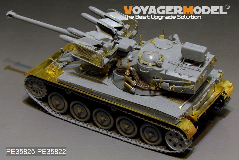 1:35 AMX-13/75 w/SS-11 ATGM light tank basic (smoke discharger, Atenna ...