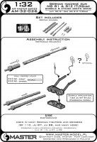 1:32 German aircraft machine gun MG 81and MG 81Z - turned barrels and ...
