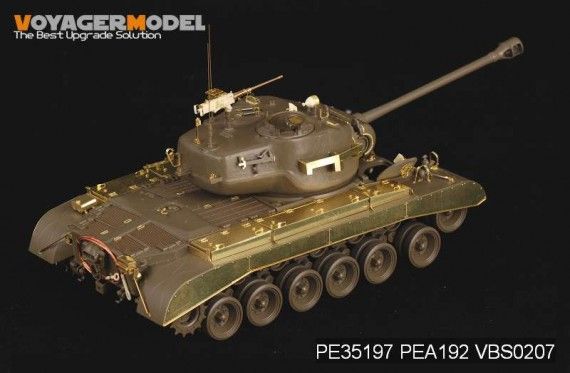 1:35 WWII US Army M26 Pershing Tank Side Skirts and Stowager Bins (For ...