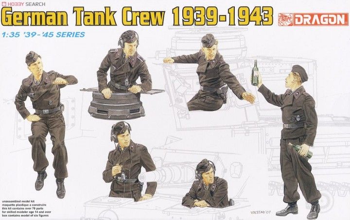 1:35 German Tank Crew 1939-1943 | MN modelář