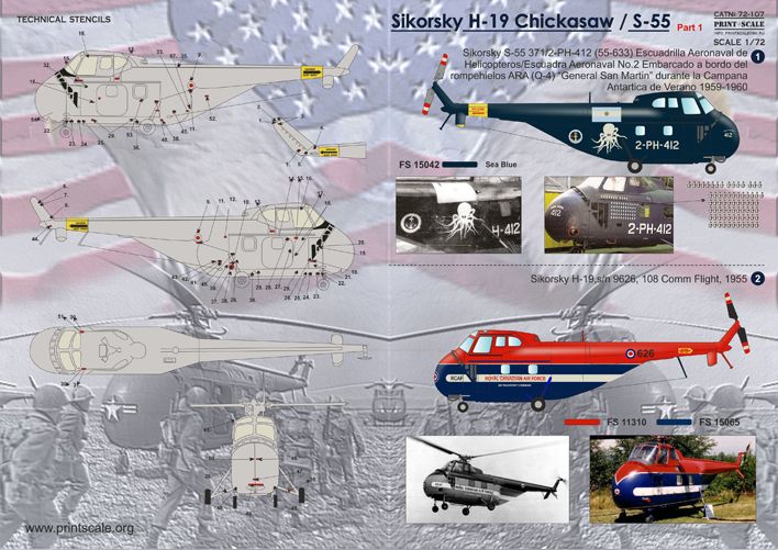 1:72 Sikorsky H-19 Chickasaw (wet decals) Part 1 | MN modelář